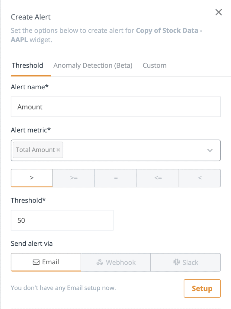 Knowi's Widget Alerts - What is it and how to use it